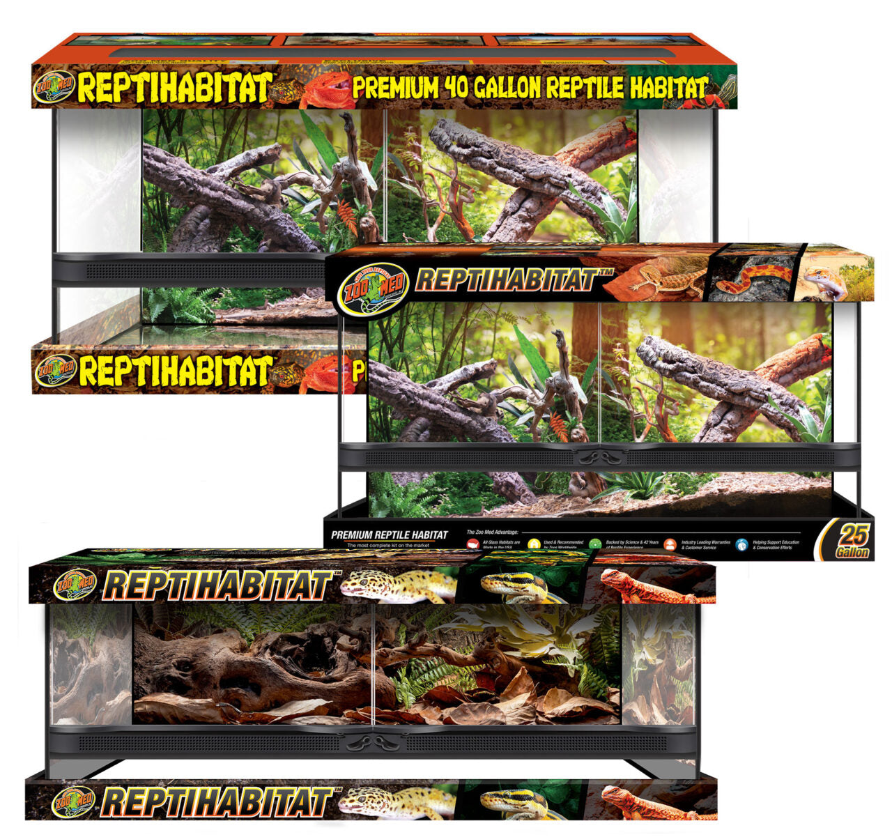 Zoo Med Naturalistic Terrarium - Double Door – All Reptiles