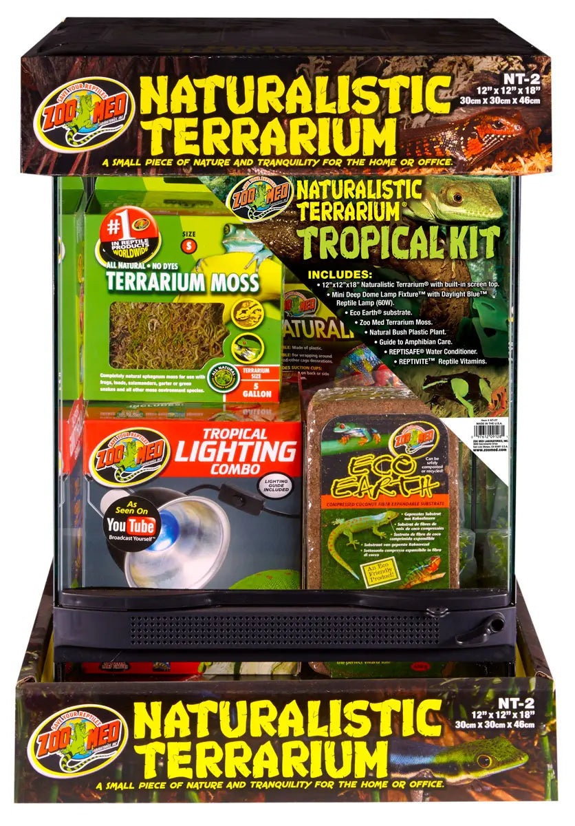 ZM Naturalistic Terrarium Tropical Kit – All Reptiles